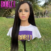 China High Quality Virgin Yaki Straight Human Hair Wig Lace Frontal Wigs for sale