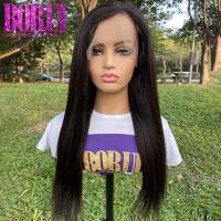 China High Quality Virgin Yaki Straight Human Hair Wig Lace Frontal Wigs for sale