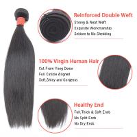 China 100% Human Hair Weave Silky Straight Virgin Hair Bundle Unprocessed Hair Extension for sale