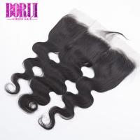 China Brazilian Lace Frontal With Boby Hair , Raw Brazilian Hair Body Wave Soft for sale