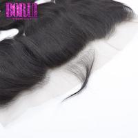 China Brazilian Lace Frontal With Boby Hair , Raw Brazilian Hair Body Wave Soft for sale