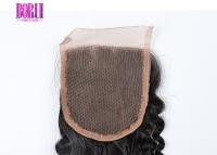 China 100% Brazilian Deep Wave Free Part Closure 4*4 Lace Closure ALL Color Available for sale