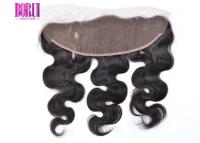 China 13*4 Brazilian Human Hair Natural Black Original HD Lace Frontal Body Wave for sale