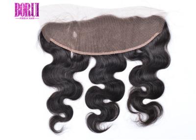 China 13*4 Brazilian Human Hair Natural Black Original HD Lace Frontal Body Wave for sale