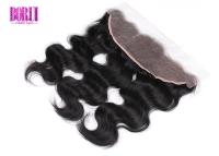 China 13*4 Brazilian Human Hair Natural Black Original HD Lace Frontal Body Wave for sale