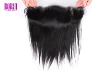 China Natural Human Hair Lace Frontal 100% Straight Unprocessed Brazilian Customized Length for sale