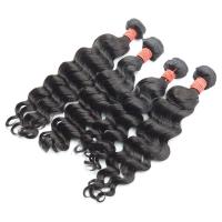 China Loose Wave Narural Color Remy Hair Extension 10A Grade Human Virgin Hair Weave for sale