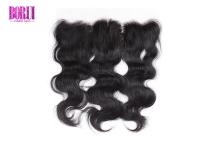 China Pre Plucked Human Hair Lace Frontal Cuticle Aligned Body Wave 13x4 Lace Frontal for sale