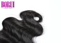 China Virgin Body Wave Extensions , 3 Bundles Malaysian Hair With Closure Unprocessed for sale