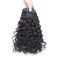 China Water Wave Human Hair Weave 8-26 Inch Extension Remy Curly 1/3/4 PCS Hair Bundle for sale