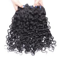 China Water Wave Human Hair Weave 8-26 Inch Extension Remy Curly 1/3/4 PCS Hair Bundle for sale