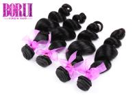 China Unprocessed Malaysian Hair With Closure , 12a Malaysian Loose Wave Bundles for sale