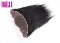 China Ear To Ear Human Hair Lace Frontal Closure Straight Indian Environmentally Friendly for sale