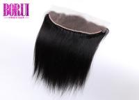 China Ear To Ear Human Hair Lace Frontal Closure Straight Indian Environmentally Friendly for sale