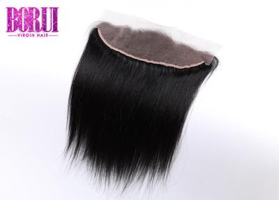 China Ear To Ear Human Hair Lace Frontal Closure Straight Indian Environmentally Friendly for sale