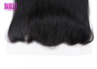 China Ear To Ear Human Hair Lace Frontal Closure Straight Indian Environmentally Friendly for sale