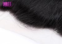 China Ear To Ear Human Hair Lace Frontal Closure Straight Indian Environmentally Friendly for sale