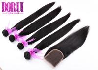 China Straight Bundles Malaysian Human Hair All Length Available With Closure for sale