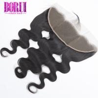 China Ear To Ear Body Wave Human Hair Lace Frontal 13*4 Frontal Virgin Length 8-24 for sale