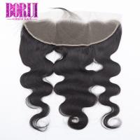 China Ear To Ear Body Wave Human Hair Lace Frontal 13*4 Frontal Virgin Length 8-24 for sale