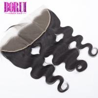 China Ear To Ear Body Wave Human Hair Lace Frontal 13*4 Frontal Virgin Length 8-24 for sale