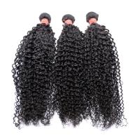 China Human Virgin Cuticle Hair Weave Kinky Curly 100% Hair bundle Narural color Extension for sale