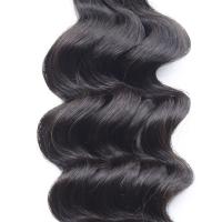 China Narural Color Human Virgin Hair Weave , 10A Grade Loose Wave Weave Human Hair for sale