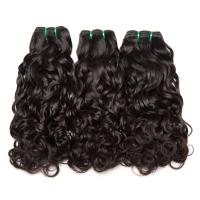 China Water Wave Human Hair Weave Extension High Grade Virgin Curly Human Hair Bundle for sale