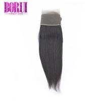 China 13*4 Straight Brazilian Human Hair Lace Frontal With Swiss Lace Baby Hair for sale