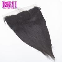 China 13*4 Straight Brazilian Human Hair Lace Frontal With Swiss Lace Baby Hair for sale