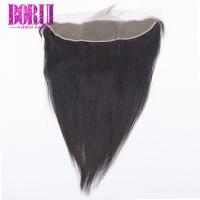 China 13*4 Straight Brazilian Human Hair Lace Frontal With Swiss Lace Baby Hair for sale