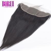 China 13*4 Straight Brazilian Human Hair Lace Frontal With Swiss Lace Baby Hair for sale