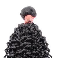 China Soft Cuticle Aligned Hair Kinky Curly Machine Double Weft Can Be Dye And Bleach for sale