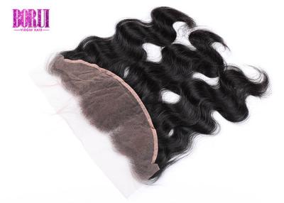 China Brazilian Virgin Human Hair Lace Frontal 13x4 Pre Plucked Hairline With Baby Hair Body Wave for sale