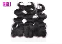 China Brazilian Virgin Human Hair Lace Frontal 13x4 Pre Plucked Hairline With Baby Hair Body Wave for sale