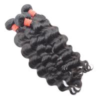 China Loose Wave Bundle Human Hair Weave Cuticle Aligned Curly Hair Extension For Black Women for sale