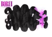 China 3/4 Bundles Malaysian Body Wave Bundles , Malaysian Water Wave With Closure for sale