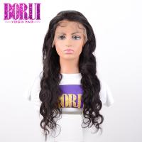 China Body Wave 360 Lace Frontal Wig Customized Style Average Size Free Part for sale