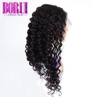 China Deep Wave Human Hair Lace Front Wigs Brazilian With Baby Hair Swiss Lace for sale