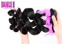 China Long Lasting Malaysian Loose Wave Hair Optional Texture No Shedding Unprocessed for sale