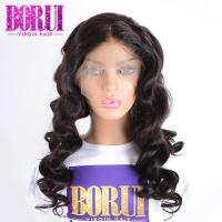 China 100% Virgin Brazilian Human Hair Lace Front Wigs 180% Density Loose Wave for sale