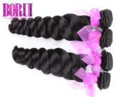 China Virgin Loose Wave Malaysian Human Hair Bundles Customized Size Any Colors for sale