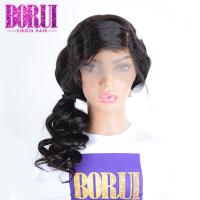 China 180% Density Loose Deep Wave Lace Front Wig Brazilian Human Hair Swiss Lace for sale