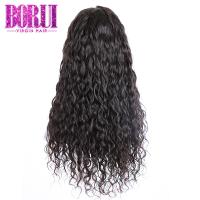 China Raw Brazilian Human Hair Lace Front Wigs 180% Curly Wigs Water Wave Lace Front Cuticle Hair for sale