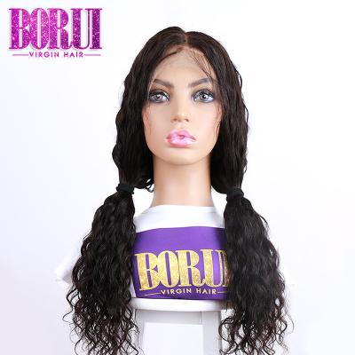 China 13x6 Peruvian Full Lace Front Wigs Human Hair , Virgin Human Hair Wigs for sale