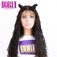 China 13x6 Peruvian Full Lace Front Wigs Human Hair , Virgin Human Hair Wigs for sale