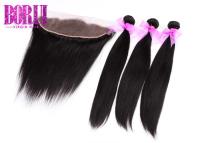 China 12a Malaysian Human Hair  Unprocessed Straight Bundles With Closure Frontal Extension for sale