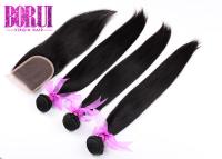 China 12a Malaysian Human Hair  Unprocessed Straight Bundles With Closure Frontal Extension for sale