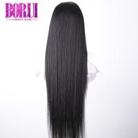 China 250% Long Straight Custom Lace Wigs 30 32 34 36 38 40 Inches Natural Color for sale