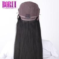 China 250% Long Straight Custom Lace Wigs 30 32 34 36 38 40 Inches Natural Color for sale